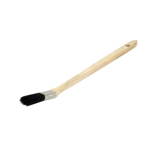 Dog Leg Paint Brush, 2 inch, (Wood Stick 13 inch) – Steel Hardware